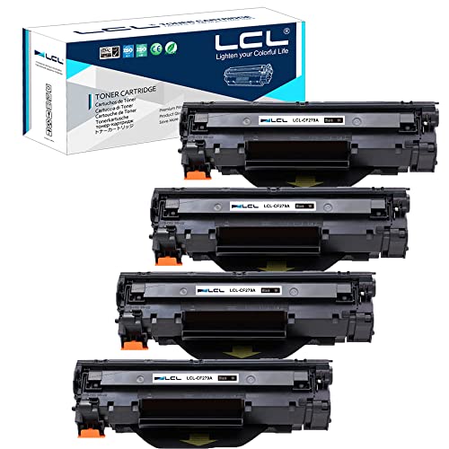 LCL Compatible Toner Cartridge Replacement for HP 79A 279A CF279A HP Laserjet Pro M12w M12 M12a MFP M26nw MFP M26 MFP M26a(4-Pack Black)