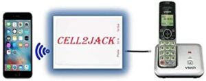 cell2jack - cellphone to home phone adapter - make and receive cell phone call on your landline phone free