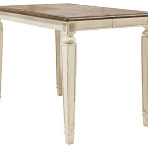 Signature Design by Ashley Realyn Dining Room Table, 0, Off White And Brown