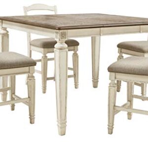 Signature Design by Ashley Realyn Dining Room Table, 0, Off White And Brown