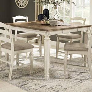 Signature Design by Ashley Realyn Dining Room Table, 0, Off White And Brown