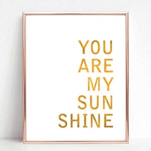 Sun Rise Art, You Are My Sunshine, Kid Room Wall Decor, Boho Sun Wall Art, Minimalist Art, Boho Art Print, Modern Art, Sun Print, Set of 2 Prints - No Frame (8X10 INCH)