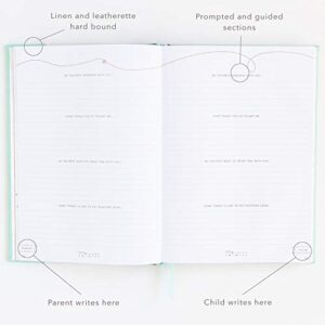 Promptly Journals, A Parent and Child Connection Journal (Dusty Blue) - Prompted Journal for Parent-Child Connection, Parent and Child Journal, Quality Time Gifts