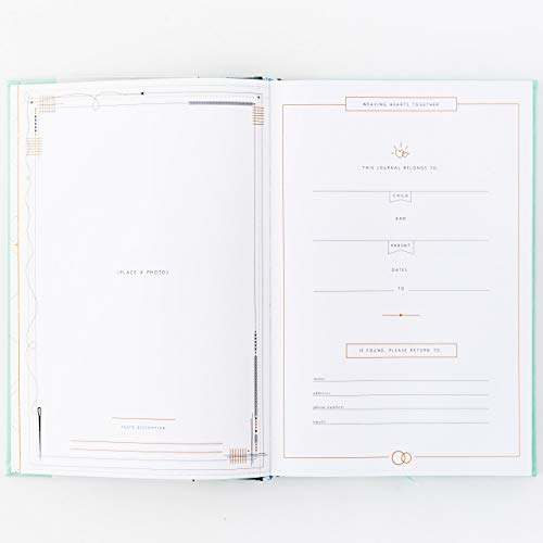 Promptly Journals, A Parent and Child Connection Journal (Dusty Blue) - Prompted Journal for Parent-Child Connection, Parent and Child Journal, Quality Time Gifts