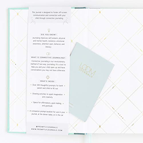 Promptly Journals, A Parent and Child Connection Journal (Dusty Blue) - Prompted Journal for Parent-Child Connection, Parent and Child Journal, Quality Time Gifts