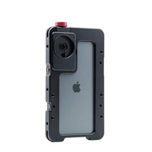 Beastcage for iPhone 11 Pro Max. Professional Camera cage for iPhone with Integrated Cold Shoe Mount, Tripod mounts and Interchangeable Lens Mount Interface. from Beastgrip.