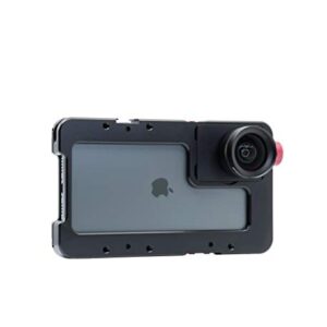 Beastcage for iPhone 11 Pro Max. Professional Camera cage for iPhone with Integrated Cold Shoe Mount, Tripod mounts and Interchangeable Lens Mount Interface. from Beastgrip.