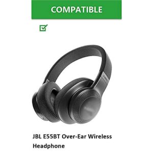 E55BT Ear Pads Replacement Earpads Ear Cushion Cover Compatible with JBL E55BT E55 BT Over-Ear Wireless Headphones (Green)