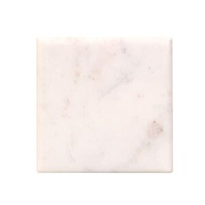 Drink Coasters, Handcrafted 4” Inch Square Marble Coasters – Set of 4