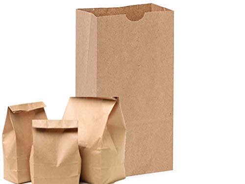 brown kraft paper bags 5 lb 500 brown paper lunch bags 5 Pound brown paper sacks lunch sandwich brown paper bags Lunch Bags, Party Bags Pack of 500 brown lunch bags bulk (brown)