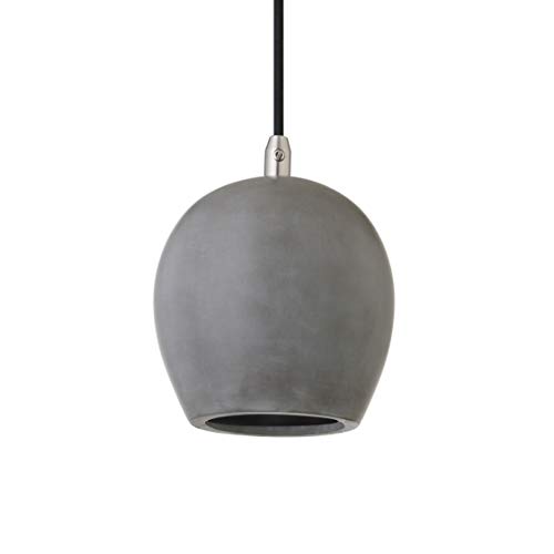 Amazon Basics Poly Globe Pendant Light - 6" x 6" x 30", Brushed Nickel