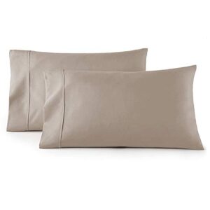 adriana tivoli 400 tc cotton pillowcase set extra-long staple sateen weave 100% cotton from (grey, king size)