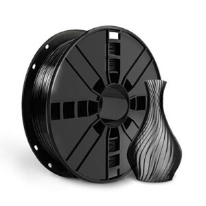 novamaker petg black filament 1.75mm ,toughness enhanced petg vacuum sealed,accuracy +/- 0.02mm, 1kg(2.2lbs) spool, 3d filament petg