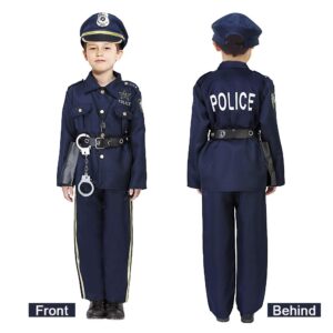 Twister.CK Police Costume for kids Halloween Police Officer Costume