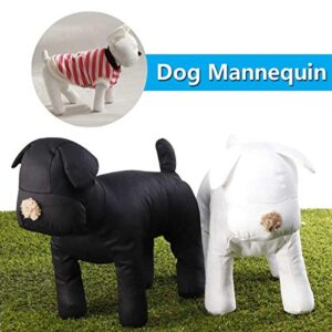 Pet Dog Mannequin for Display and Sewing Standing Dog Model Cotton Stuffed for Pet Goods Suppler Shop Puppy Clothing Apparel Display