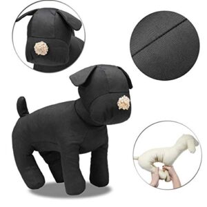 Pet Dog Mannequin for Display and Sewing Standing Dog Model Cotton Stuffed for Pet Goods Suppler Shop Puppy Clothing Apparel Display