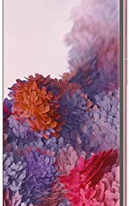 SAMSUNG Galaxy S20 5G Factory Unlocked Android Smartphone SM-G981U US Version | Fingerprint ID & Facial Recognition | Long-Lasting Battery (Cloud Pink, 128GB)