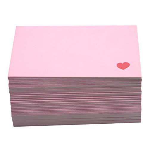 RXBC2011 Thank You for Your Purchase Cards red lips Kiss sweet Package Insert for online business Pack of 100, Pink