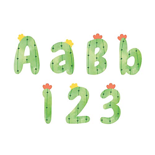 Cactus Bulletin Board Letters - Educational - 248 Pieces