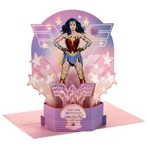 hallmark wonder woman paper wonder pop up musical birthday card (plays wonder woman theme)