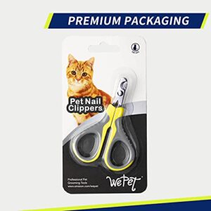 WePet Pet Nail Clippers, Professional Claw Trimmer, Scissor for Cats, Dogs, Puppies, Kittens, Hamsters, Rabbits and Small Animals, Sharp, Safe