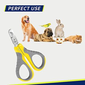 WePet Pet Nail Clippers, Professional Claw Trimmer, Scissor for Cats, Dogs, Puppies, Kittens, Hamsters, Rabbits and Small Animals, Sharp, Safe