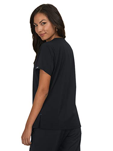 KOI Basics KOI1011 Women's Scrub Top Black M