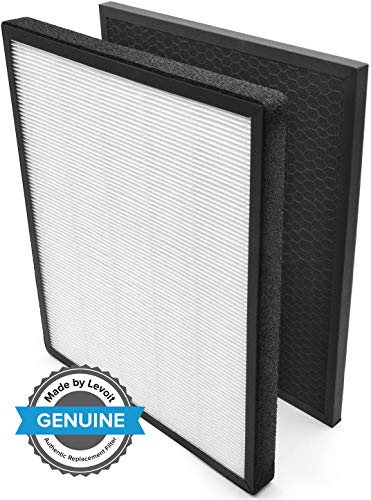 LEVOIT Air Purifier for Home Bedroom, H13 True HEPA Filter for Extra-Large Room, LV-PUR131 & Air Purifier LV-PUR131 Replacement Filter, True HEPA & Activated Carbon Filters Set, LV-PUR131-RF