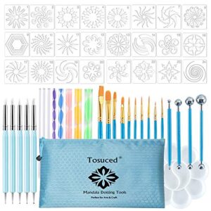 53pcs mandala dotting tools set for painting rocks,mandella art and drafting art supplies