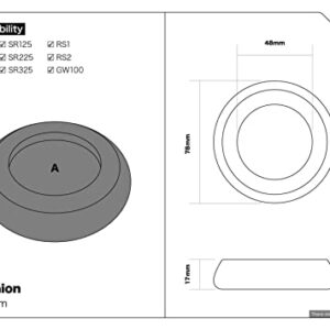 S Cushion by YAXI (Replacement earpads) (Acid Purple)