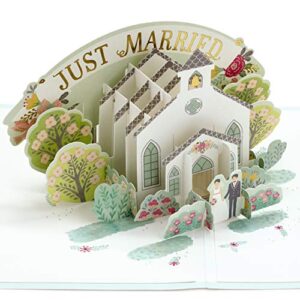 hallmark signature paper wonder pop up wedding card (happy wedding day)