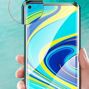 EabHulie Redmi Note 9 Case, 360° Full Body Transparent Tempered Glass with Magnetic Adsorption Metal Bumper Case Cover for Xiaomi Redmi Note 9 Silver