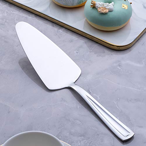 GoGeiLi Pie Cake Server, 9.3-inch Stainless Steel Pizza Pastry Server Set of 3, Dishwasher Safe