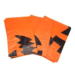 JOYIN 6 Pcs Halloween Jack O’ Lantern Pumpkin Lawn Bags Halloween Plastic Trash Bags Halloween Yard Fall Leaf Pumpkin Bags for Halloween Decorations, Halloween Party Supplies, Halloween Party Favor