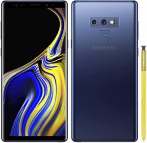 samsung galaxy note 9 n960u 128gb t-mobile gsm unlocked - ocean blue (renewed)