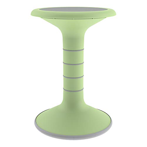 Learniture Active Motion Stool Flexible Seating for School Classroom, Office or Home - 18" Seat Height - Green Apple (LNT-NUS450-GA-SO)