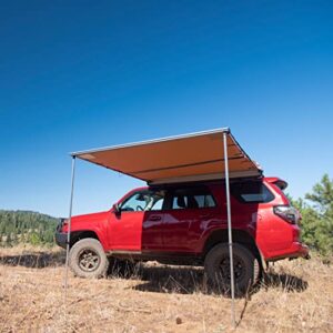 arb 4x4 accessories 814409 rooftop retractable awning with led light strip included 2000x2500mm 6.5x8.2 feet, ideal for camping, outdoor trips, travel, teardrop, rv, camper, 4x4 and suv