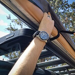 ARB 4x4 Accessories 814409 Rooftop Retractable Awning with Led Light Strip Included 2000x2500mm 6.5x8.2 Feet, Ideal for Camping, Outdoor Trips, Travel, Teardrop, RV, Camper, 4x4 and SUV