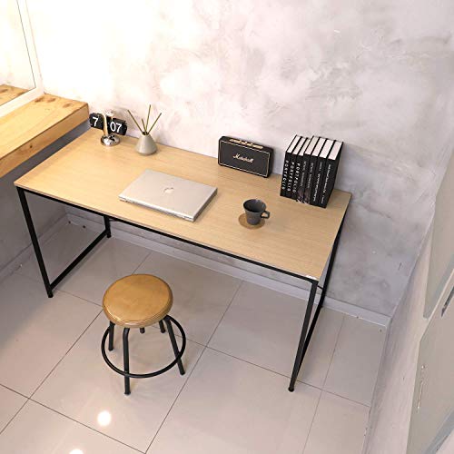 Alpha Series Multipurpose Desk 1460, Oak/Black 55.1 Inch