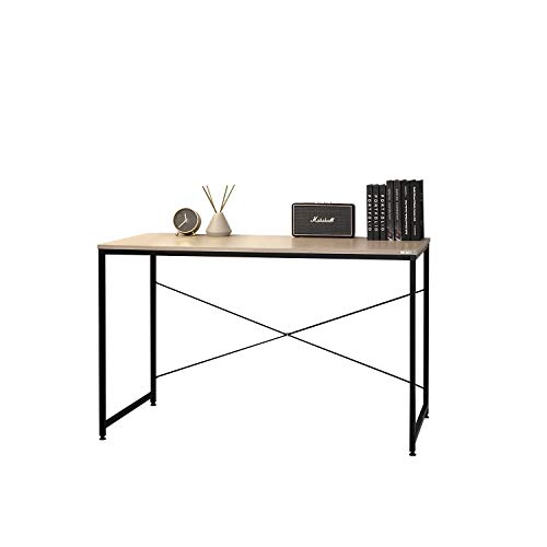 Alpha Series Multipurpose Desk 1260, Oak/Black 47.2 Inch