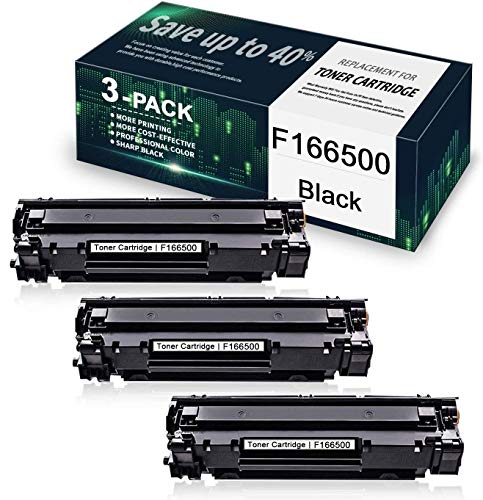 3-Pack Black F166500 Compatible Toner Cartridge Replacement for Canon F166500 Printer.