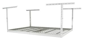 monsterrax 4x6 overhead storage rack combo (two rack pack) (white, 18"-33")