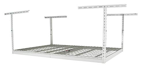 MonsterRax 4x6 Overhead Storage Rack Combo (Two Rack Pack) (White, 18"-33")