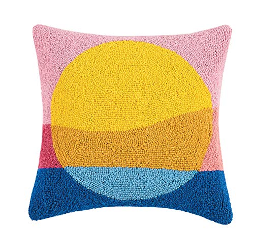 Peking Handicraft 30APS25C16SQ Sunset Hook Pillow, 16-inch Square