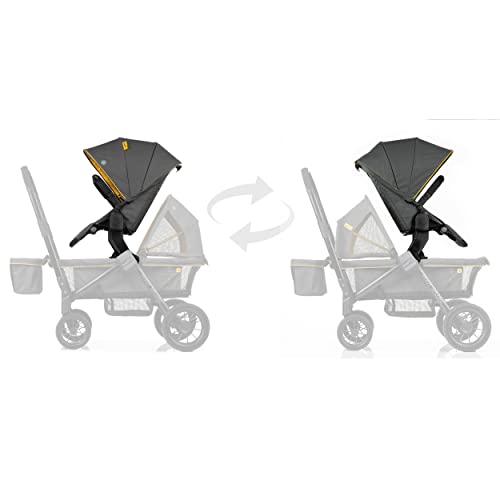 Evenflo Pivot Xplore Stroller Wagon Second Seat, Adventurer Gray