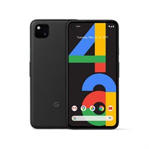 google pixel 4a - unlocked android smartphone - 128 gb of storage - up to 24 hour battery - just black