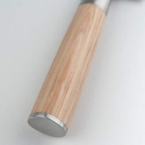 Shun Classic Blonde 9” Bread Knife, Blonde PakkaWood Handle, Full Tang VG-MAX Blade