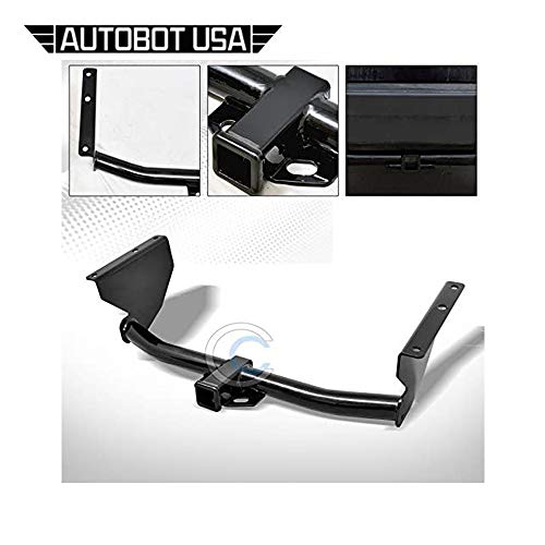 AutobotUSA Black Finished Class 3 Trailer Hitch Receiver Rear Bumper Tow Kit 2" Compatible for 1999-2004 Jeep Grand Cherokee