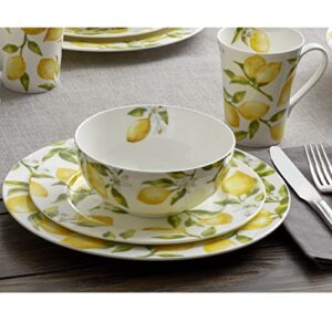 Mikasa Lemons 16-Piece Dinnerware Set, Service For 4, Multicolor