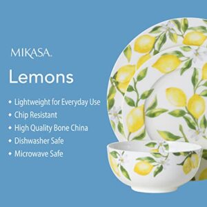 Mikasa Lemons 16-Piece Dinnerware Set, Service For 4, Multicolor